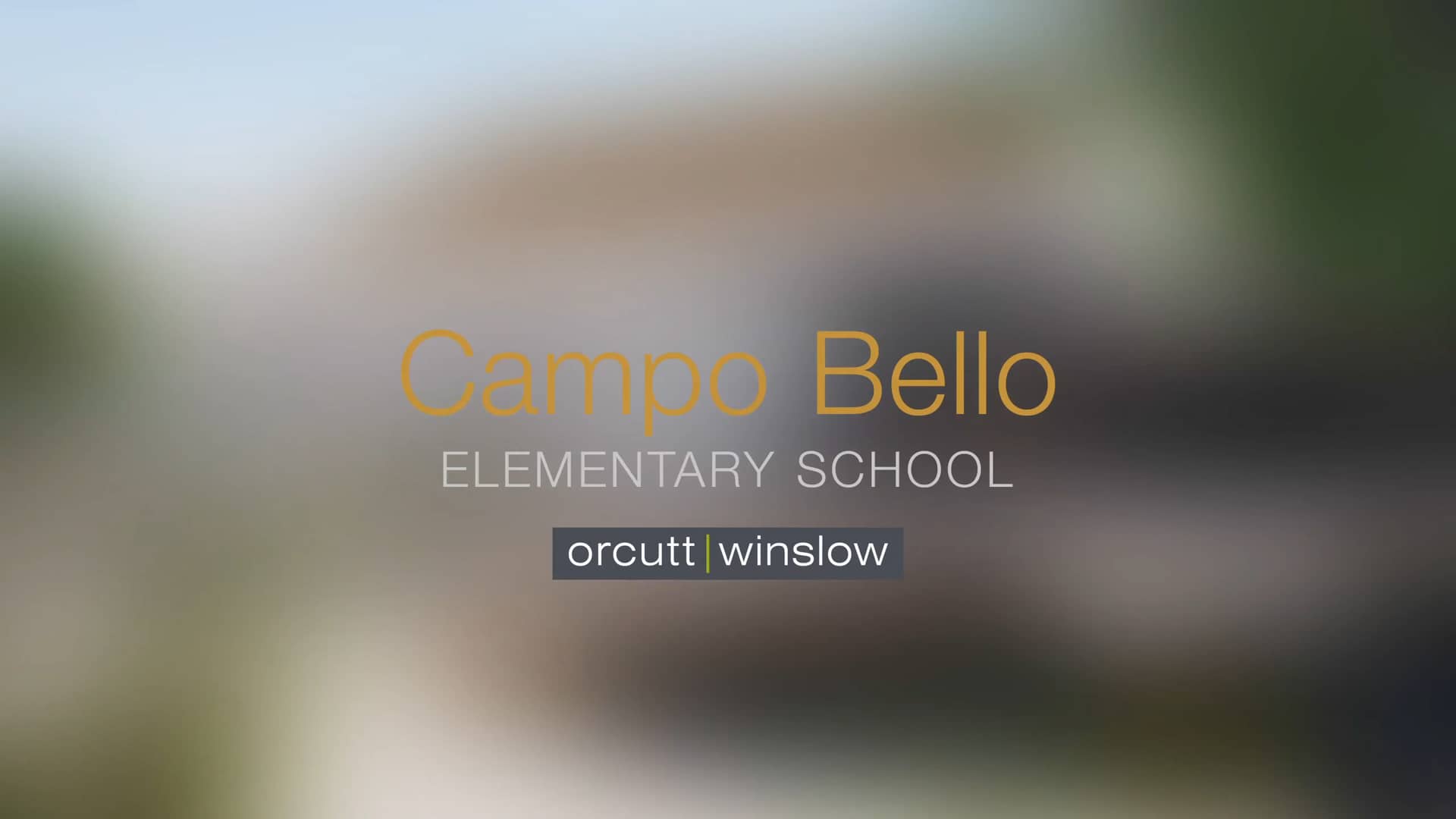 Campo Bello Elementary School on Vimeo