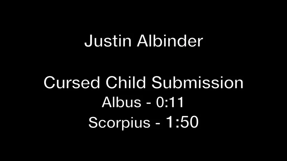 Cursed Child 2018 Submission - Justin Albinder on Vimeo