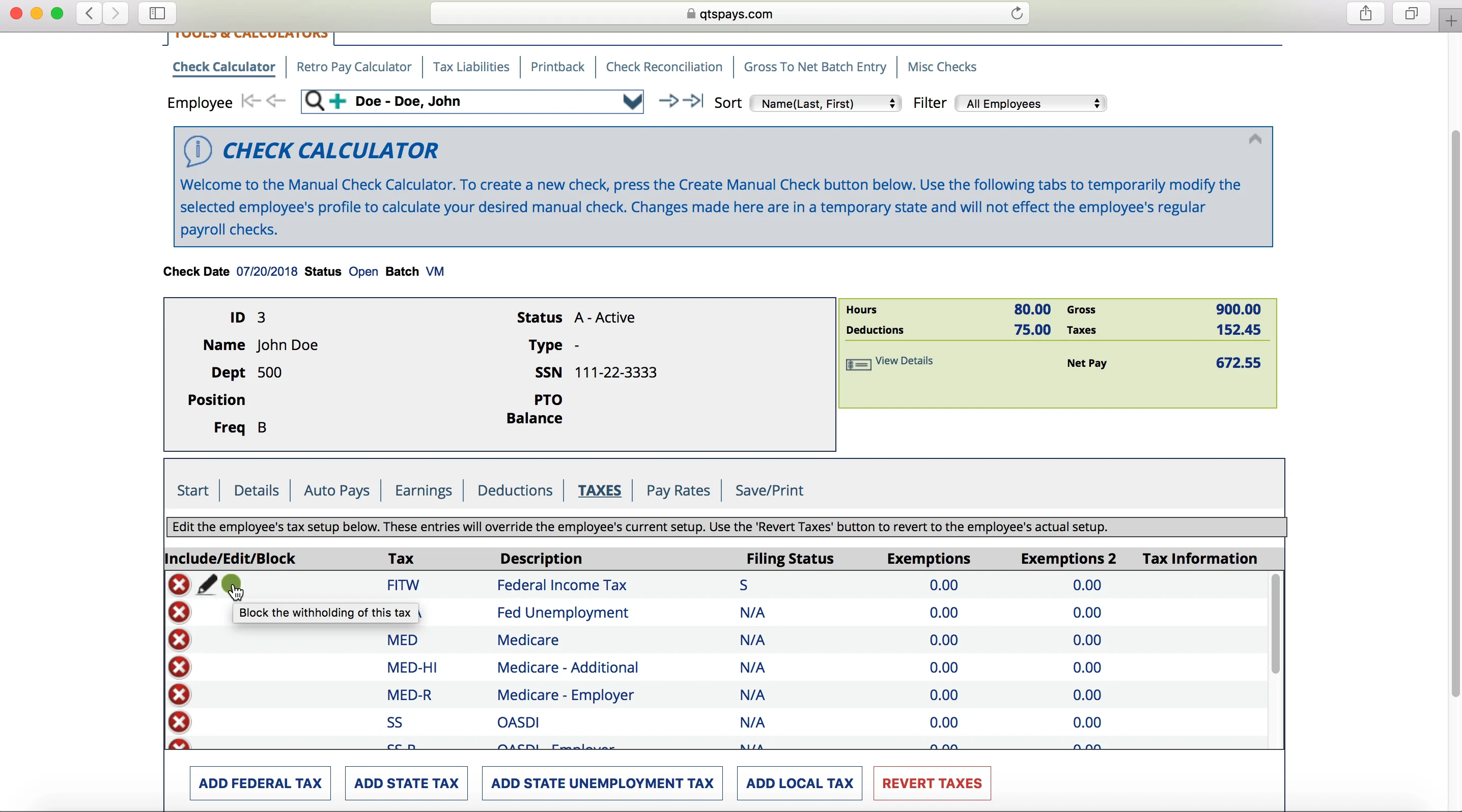 Check Calculator Tutorial