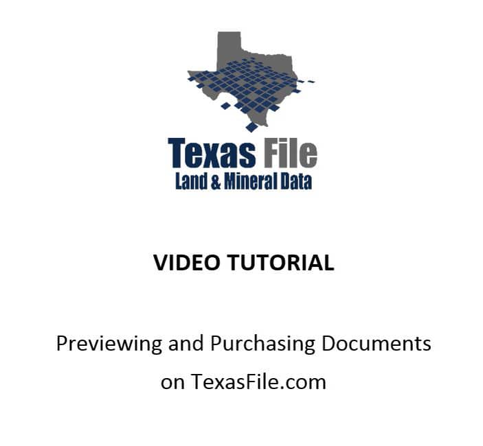 TexasFile Tutorial - Document Preview and Purchase on Vimeo