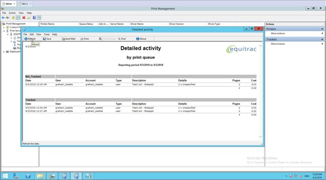 Equitrac 5.6/5.7 Ignoring Print Queues