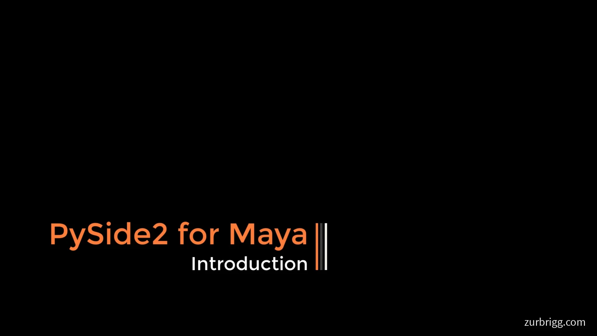 PySide2 for Maya - Introduction on Vimeo