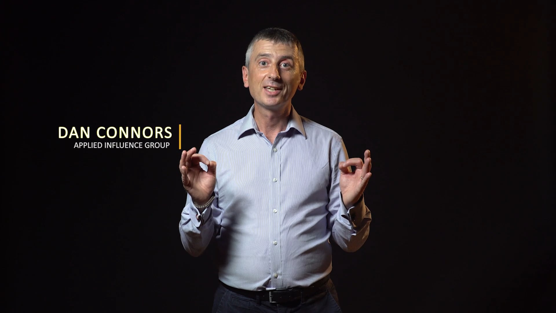Dan Connors - Applied Influence Group - What Your Hands Give Away on Vimeo