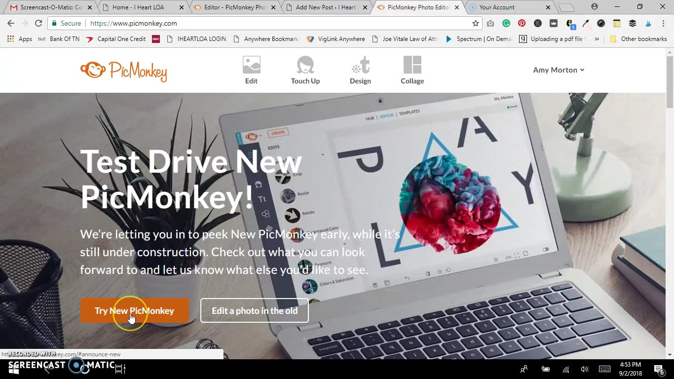 How To Create Images Using PicMonkey For Your Blog on Vimeo