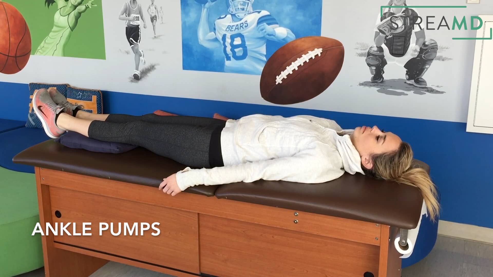 Ankle Pump with Straight Leg Raise on Vimeo