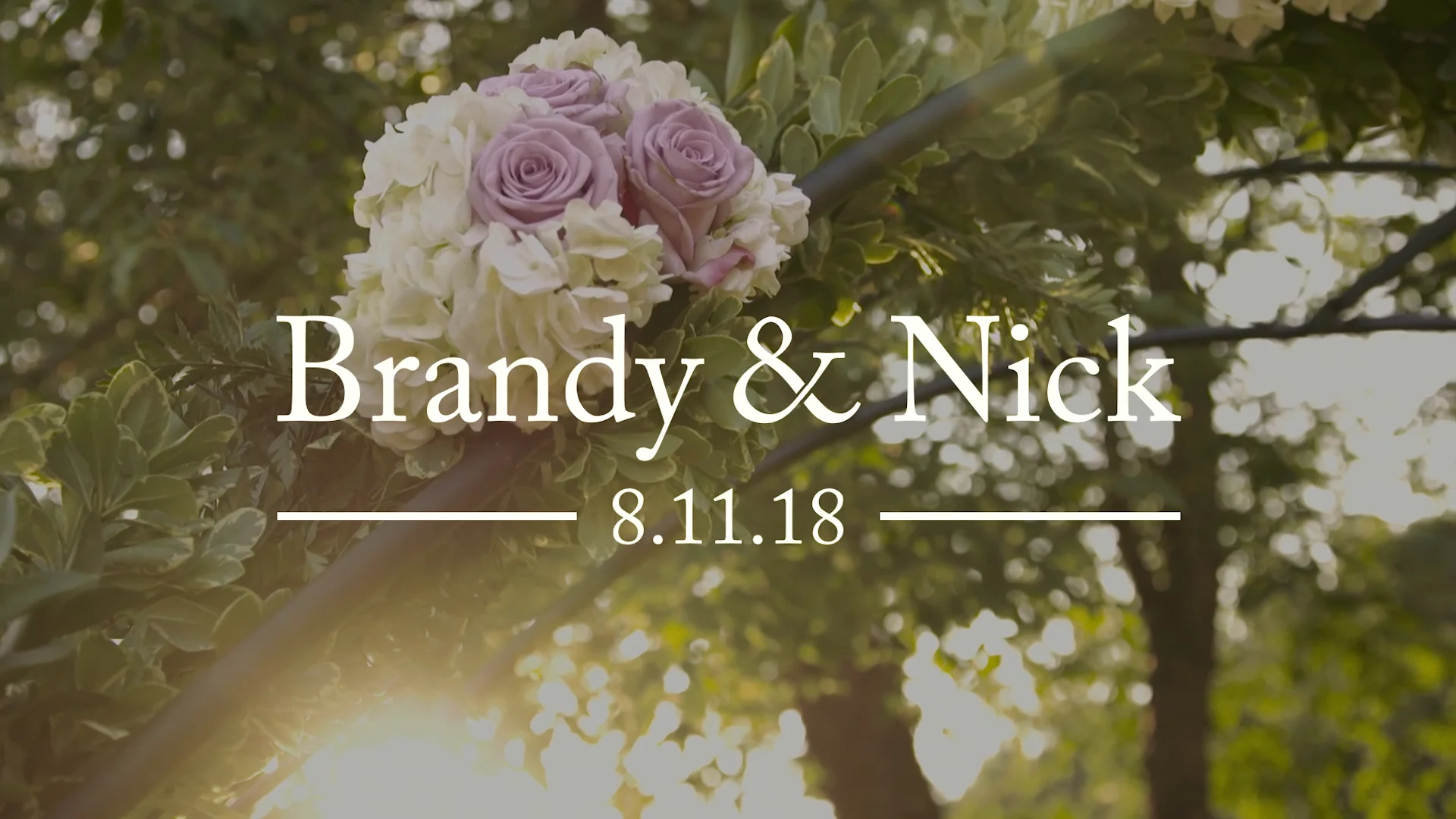 Brandy & Nick Wedding - Trailer on Vimeo