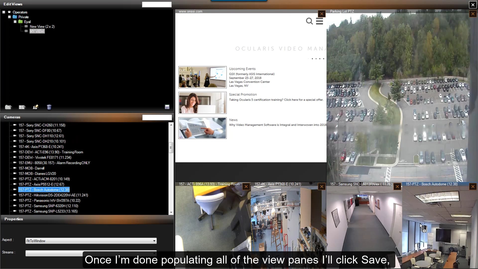 Creating Private Views in Ocularis Client on Vimeo
