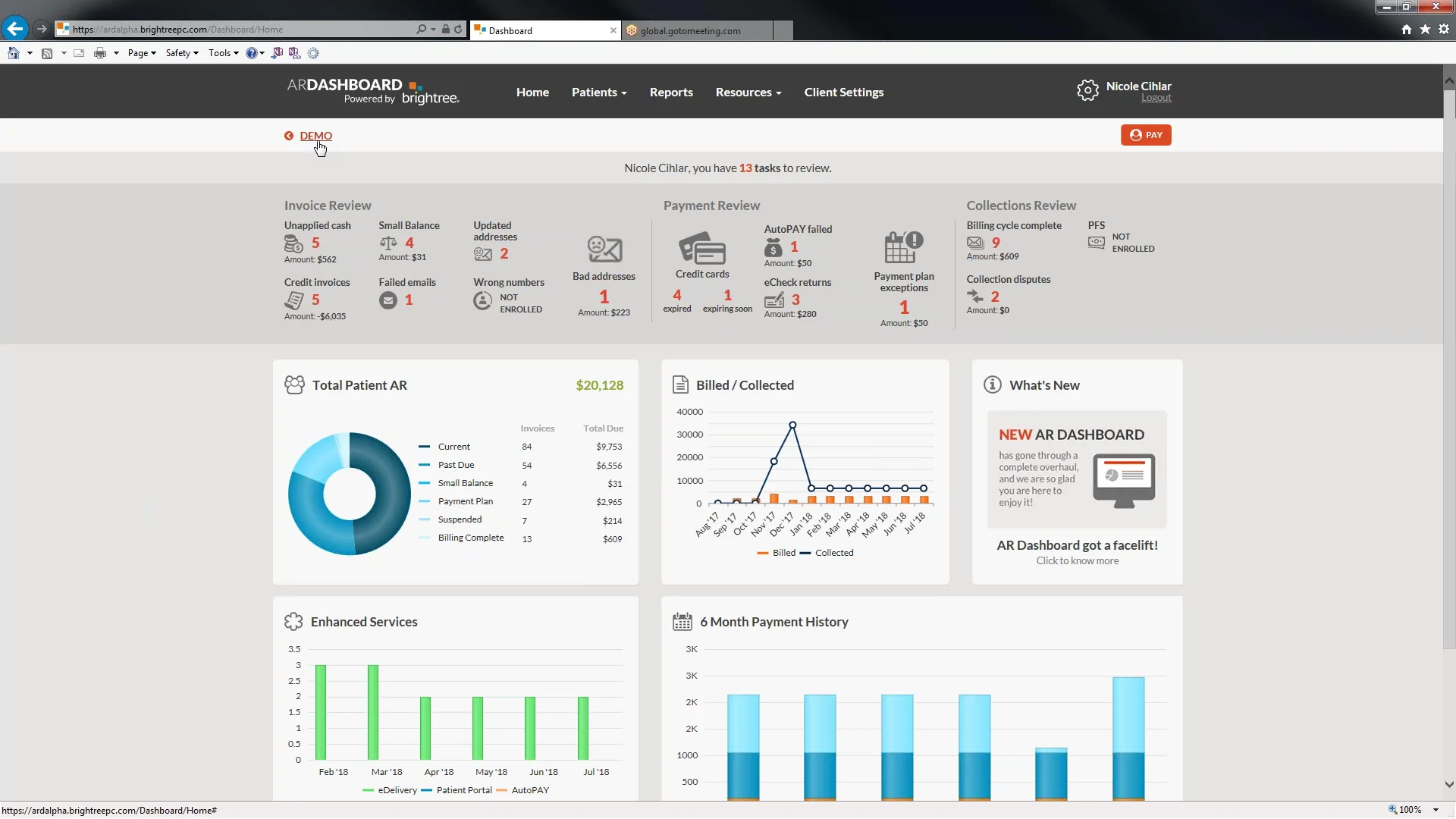 AR Dashboard 2.0 Training