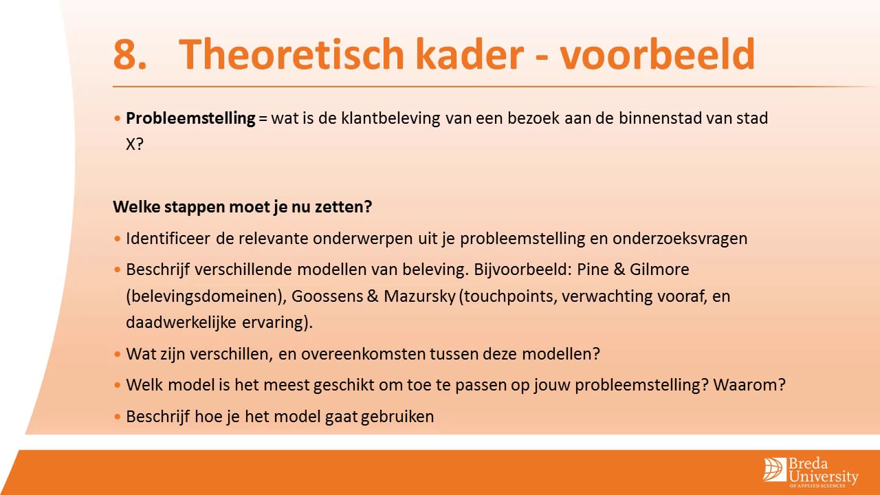 Onderzoeksvoorstel theoretisch kader on Vimeo