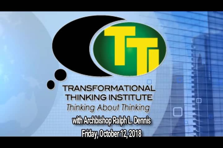 Transformational Thinking Institute: Bishop Ralph Dennis on Vimeo