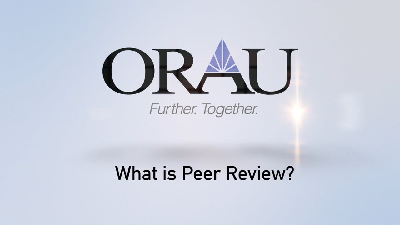 ORAU Peer Review - Meredith Goins & Tim Ledford on Vimeo