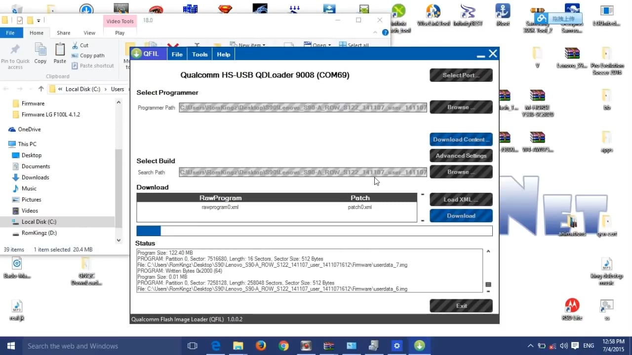 how to flash qualcomm devices with QFIL (Qualcomm Flash Image Loader ...