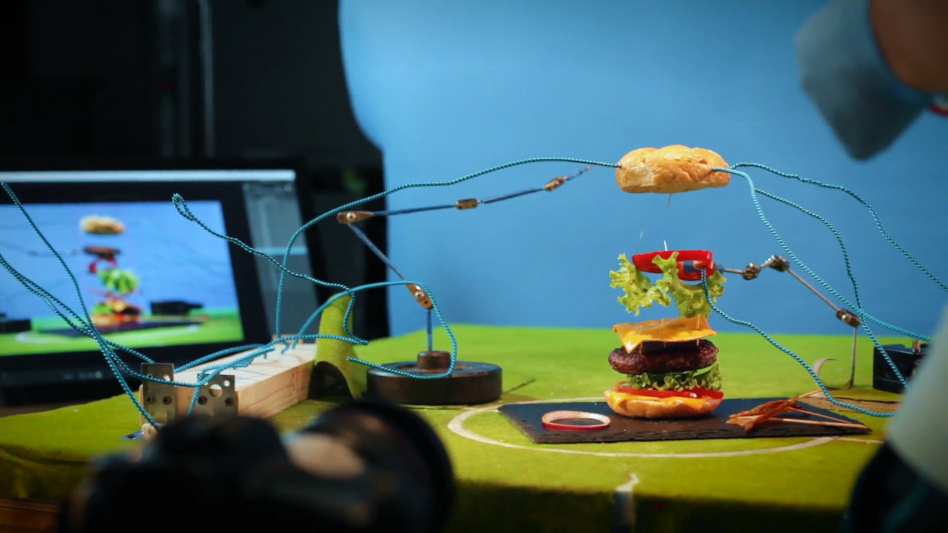 Burger Stop Motion Backstage on Vimeo