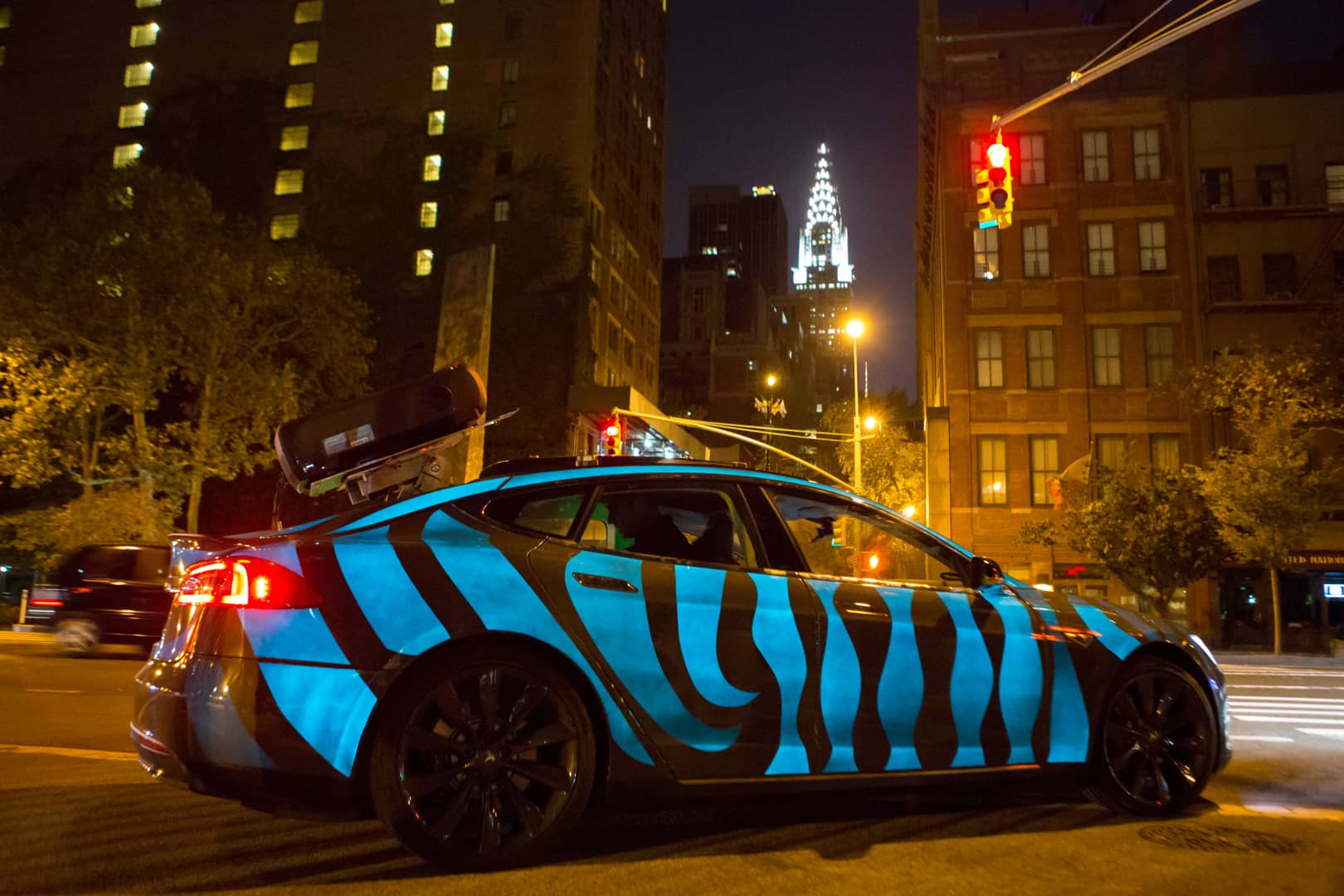 Obscura's Tesla Mobile Projection Vehicle on Vimeo