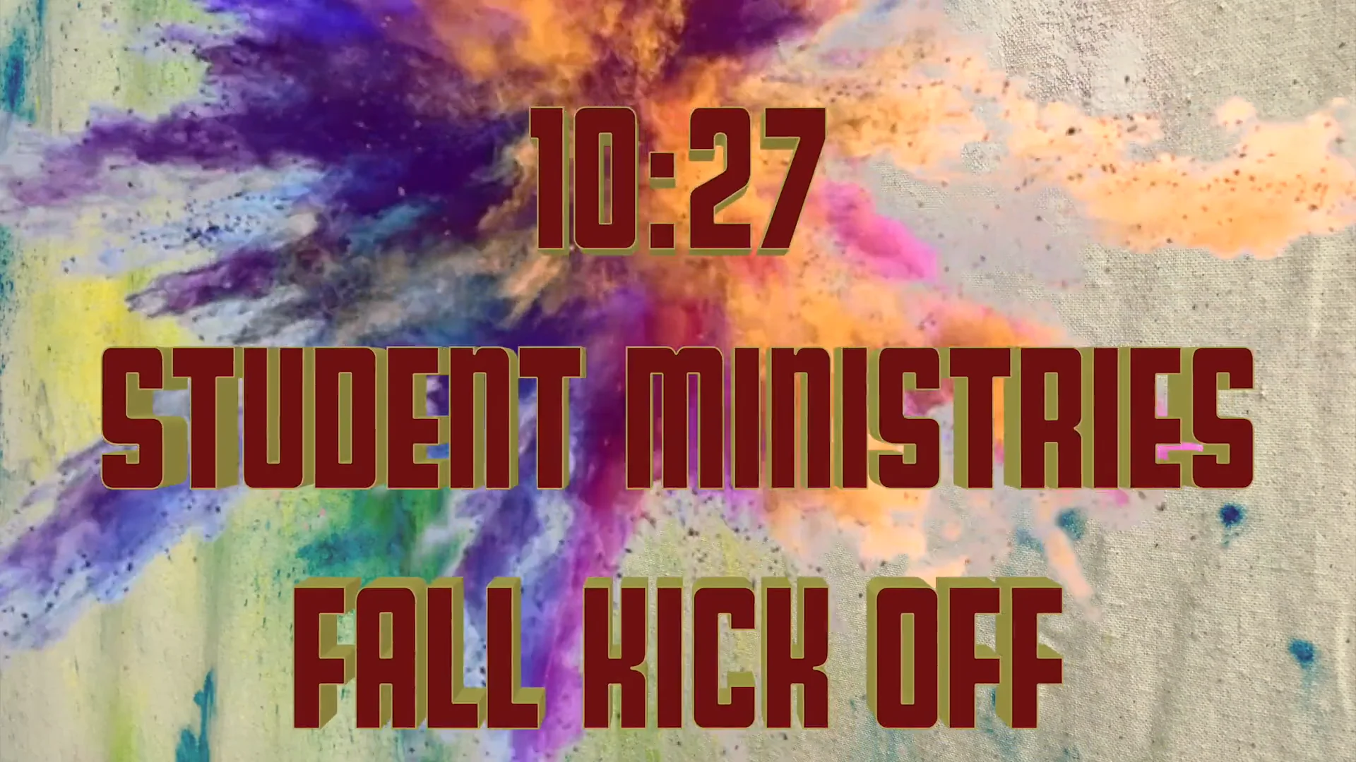 Youth Fall Kick Off 2018 1 on Vimeo