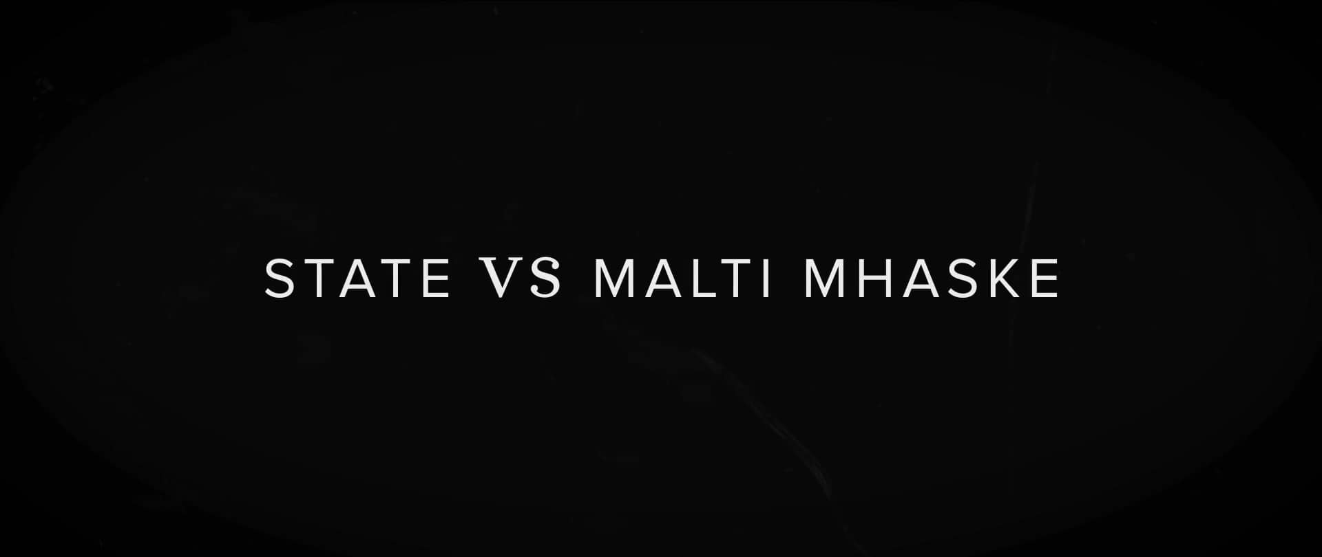 State vs Malti Mahske Opening Sequence on Vimeo