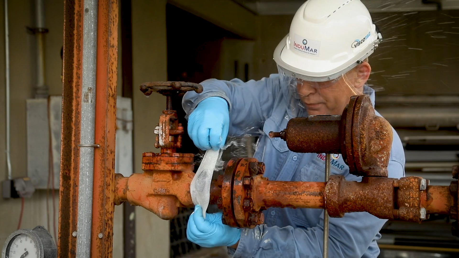 Stop It® Pipe Repair System Application for Active Pipe Leaks on Vimeo