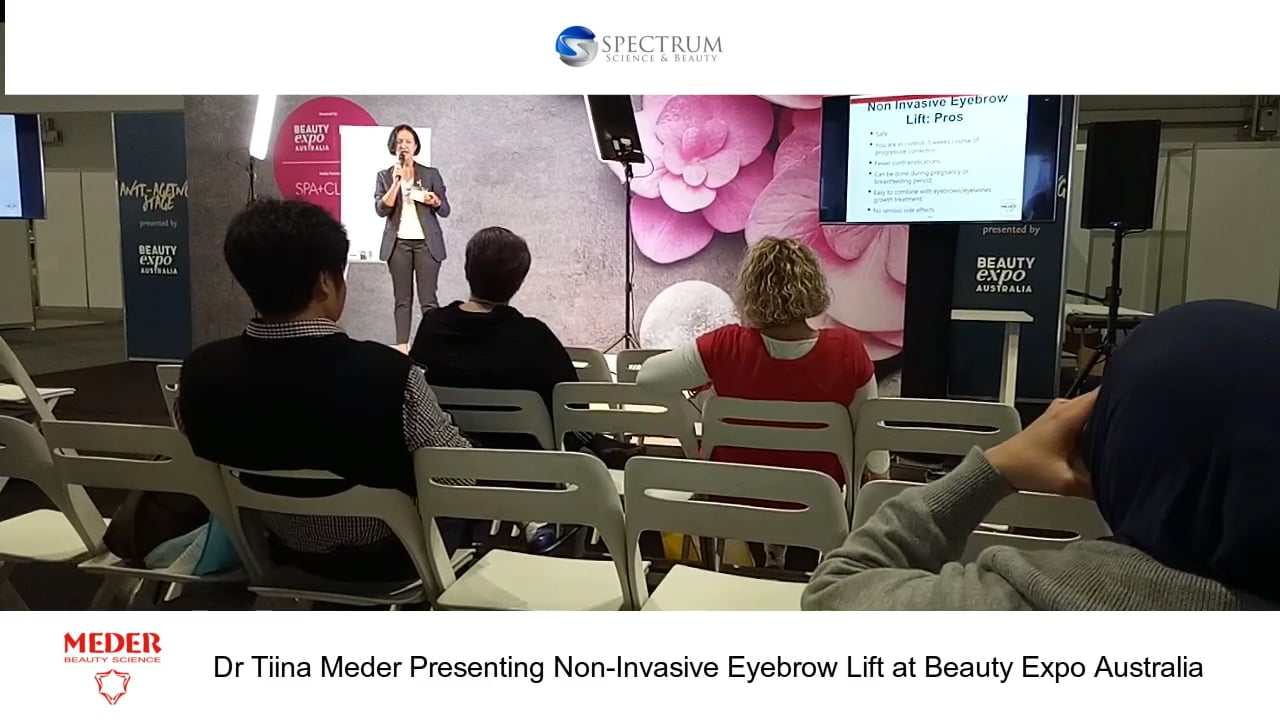 Dr Tiina Meder - Non-Invasive Eyebrow Lift Beauty Expo Australia on Vimeo
