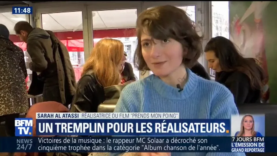 Sarah Al-Atassi - Prends mon poing - Festival de Clermont-Ferrand 2018 ...