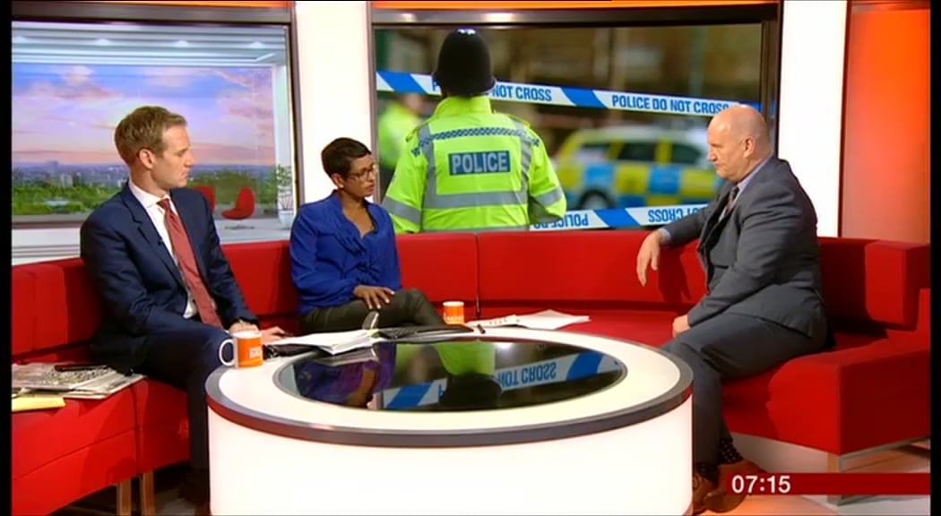 BBC Breakfast News - Interview with Mike Barton - Durham Police Chief ...