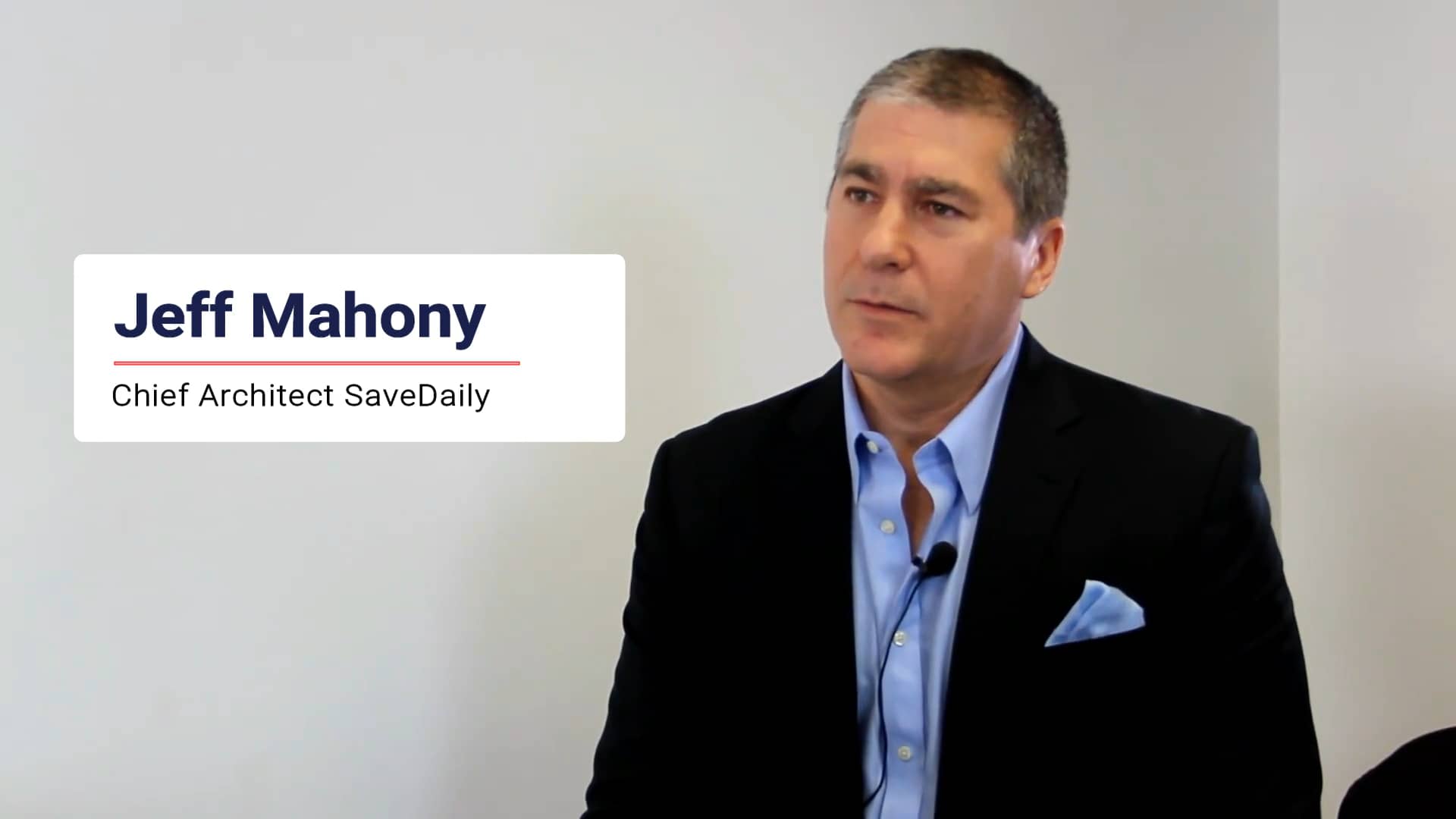 Jeff Mahony - How SaveDaily Got Started on Vimeo