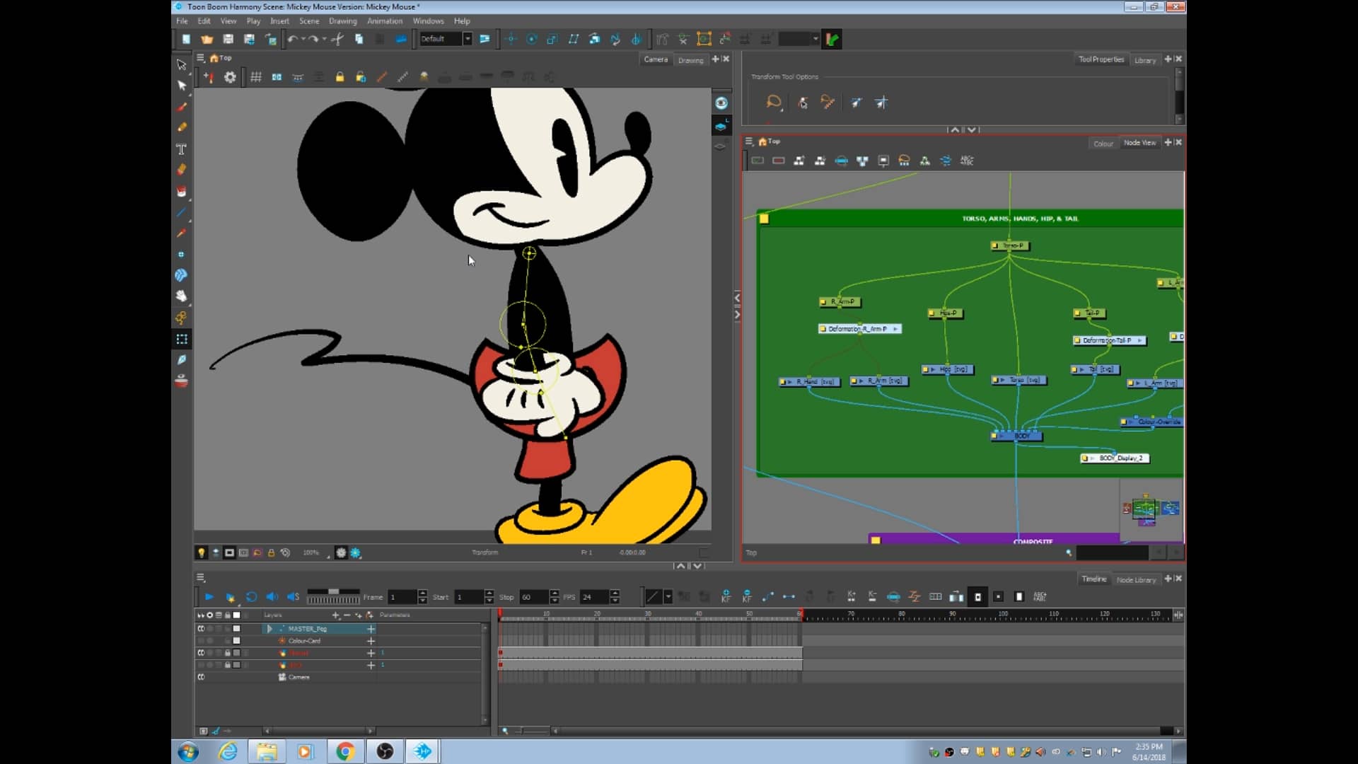 Rigging an 2D Character - Mickey Mouse on Vimeo