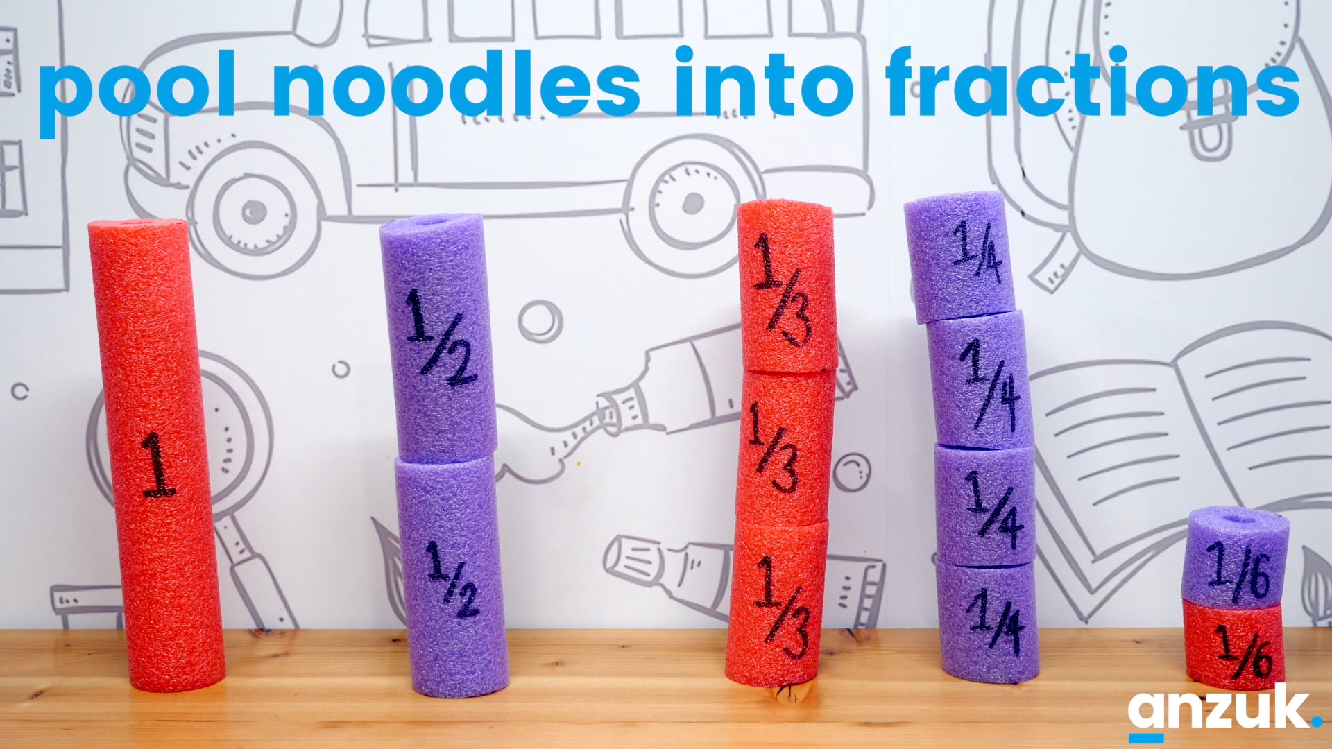 Pool Noodle Fractions on Vimeo