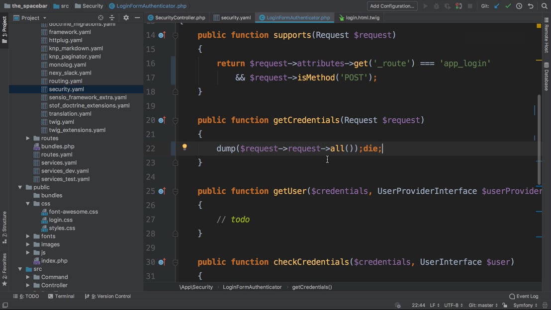 Login Form Authenticator Symfony Security Beautiful Authentication
