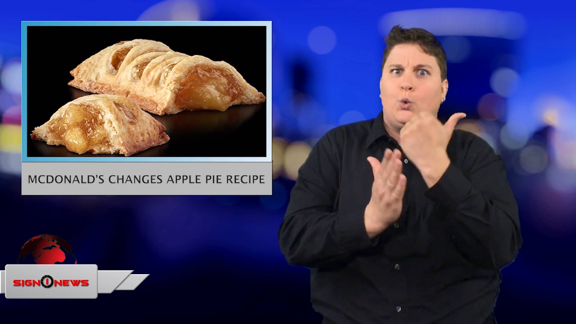 McDonald's changes apple pie recipe (ASL - 9.19.18) on Vimeo