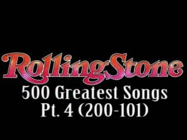 Rolling Stone's 500 Greatest Songs Pt. 4 (200-101) on Vimeo