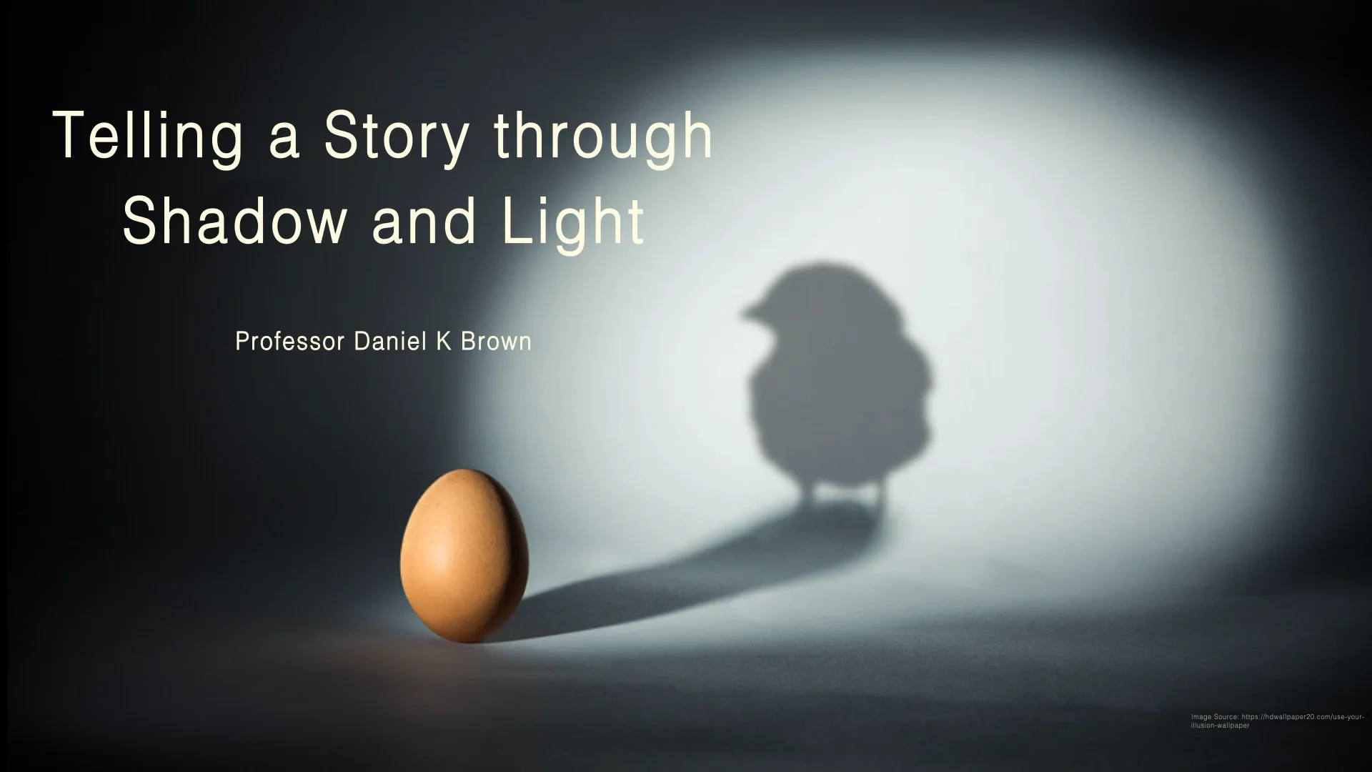 Telling a Story through Shadow and Light