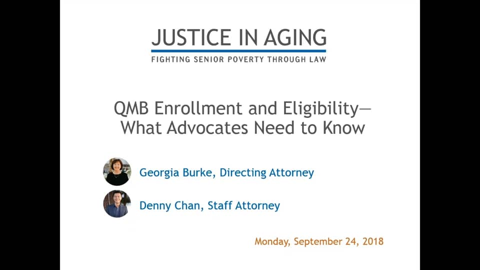 Free Webinar: Improvements to the Qualified Medicare Beneficiary ...