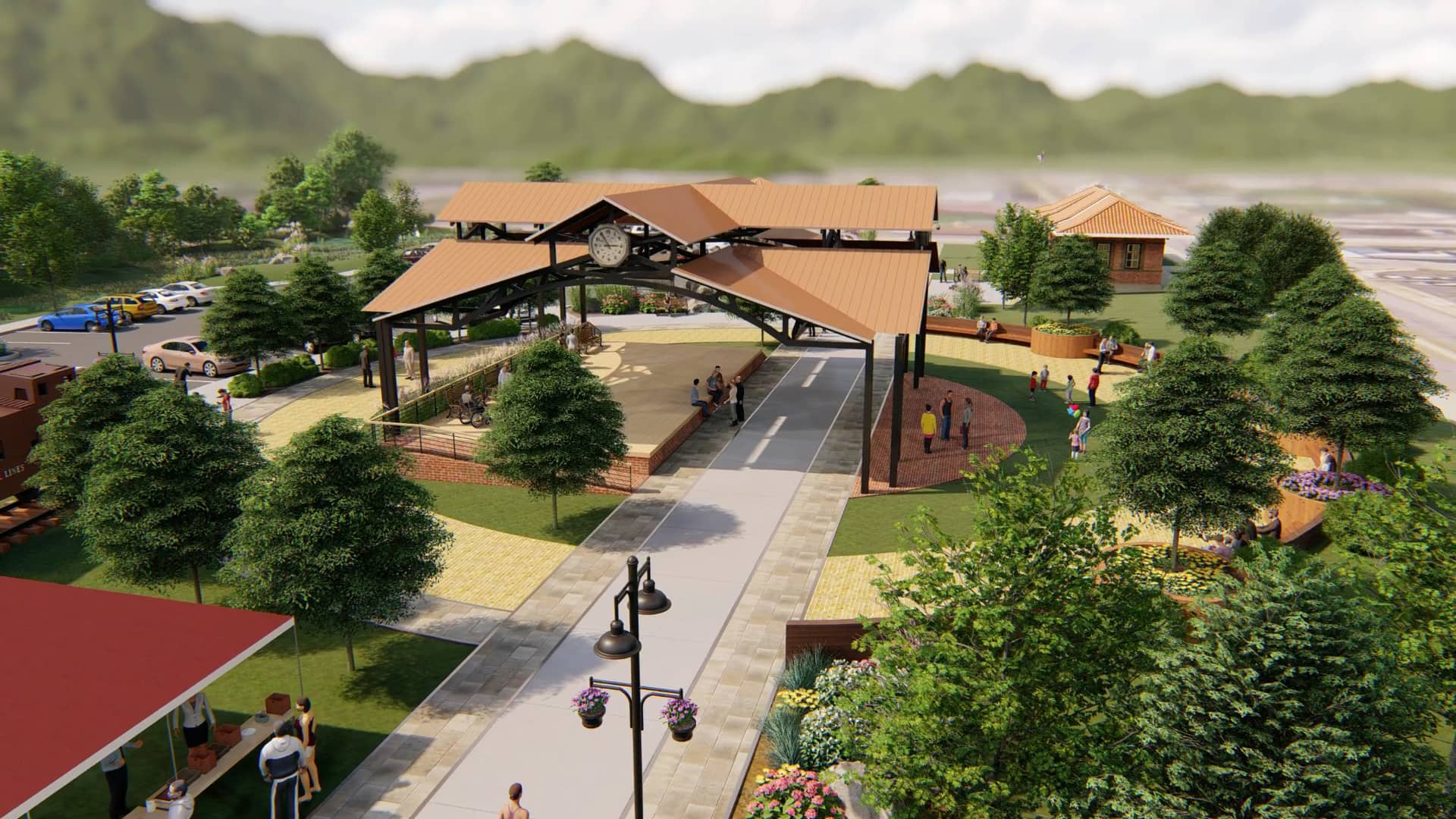 Berkeley Springs Train Depot & Trailhead Master Plan on Vimeo