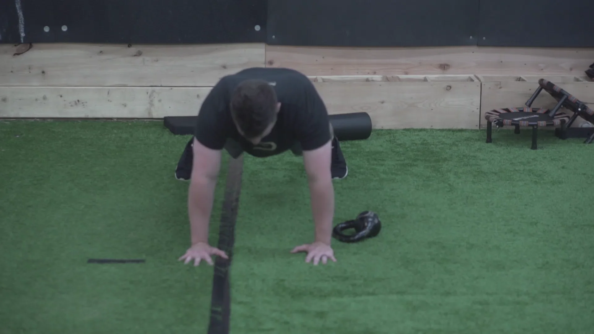 High Plank with KB Drag on Vimeo