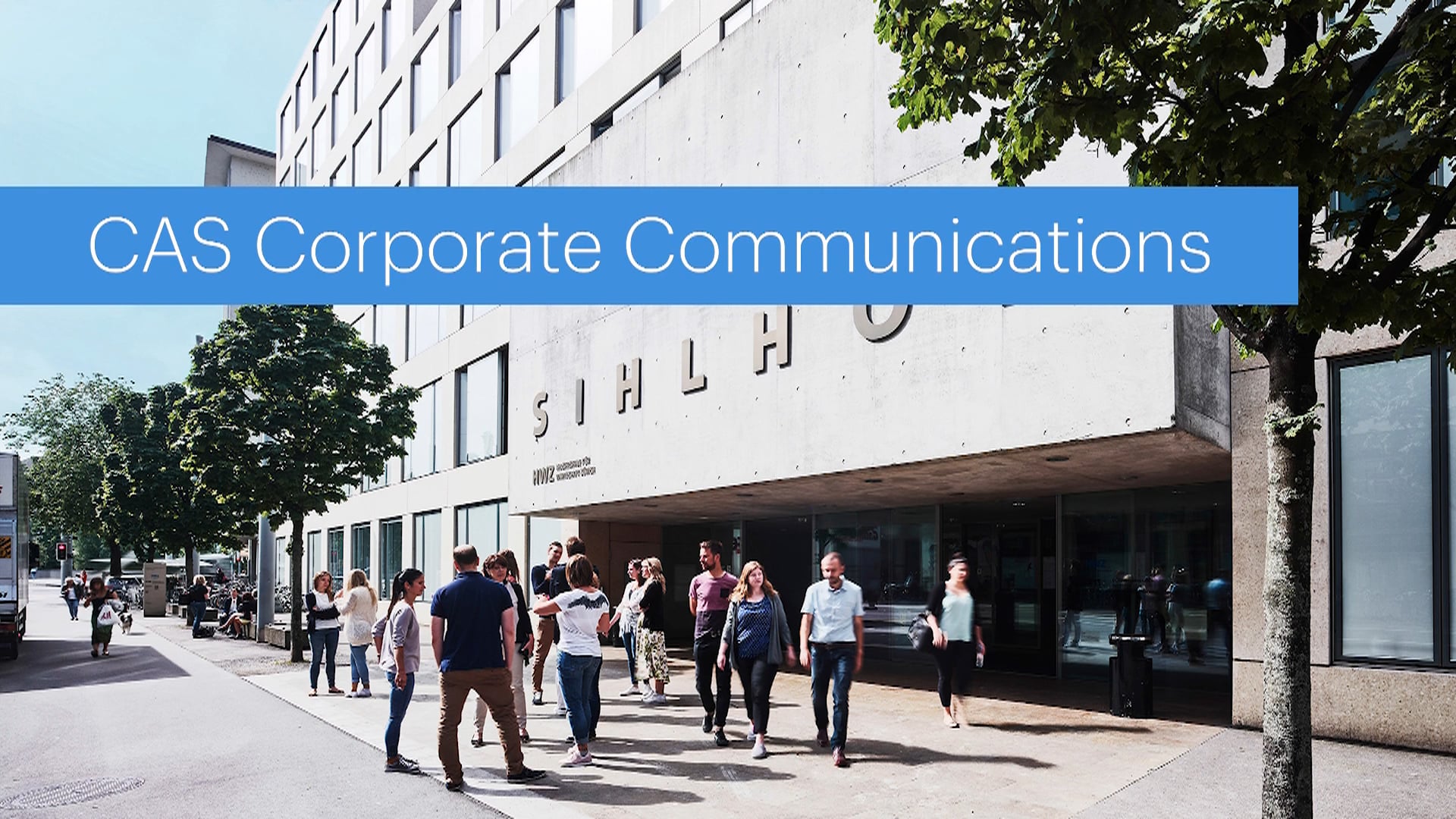 Einblick in den CAS Corporate Communications on Vimeo