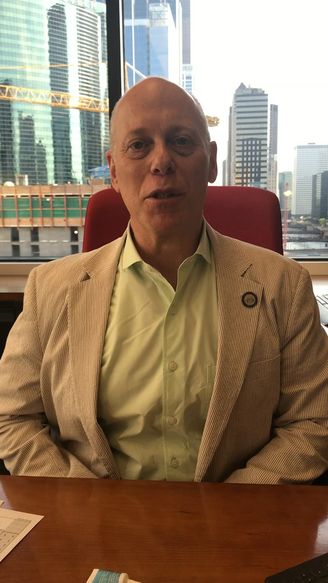 Welcome home TCS Chicago office Agents of Change! on Vimeo