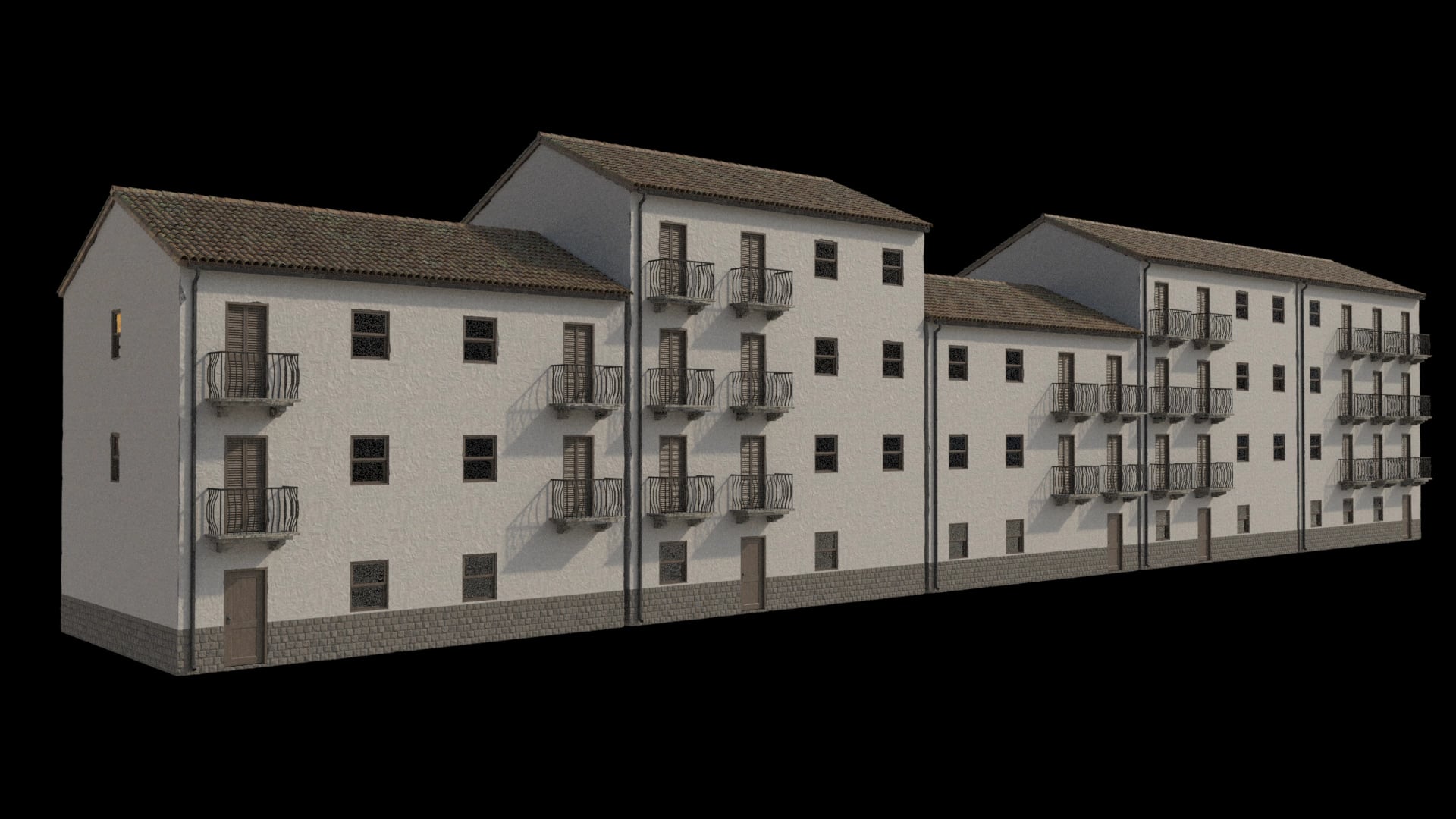 Houdini - WIP 02 - procedural House/Flats on Vimeo