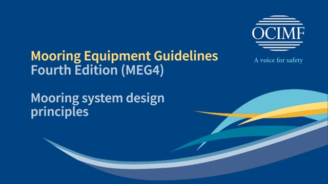 MEG4 mooring system design principles