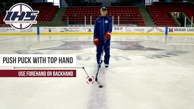 Hand Pushing On Ice