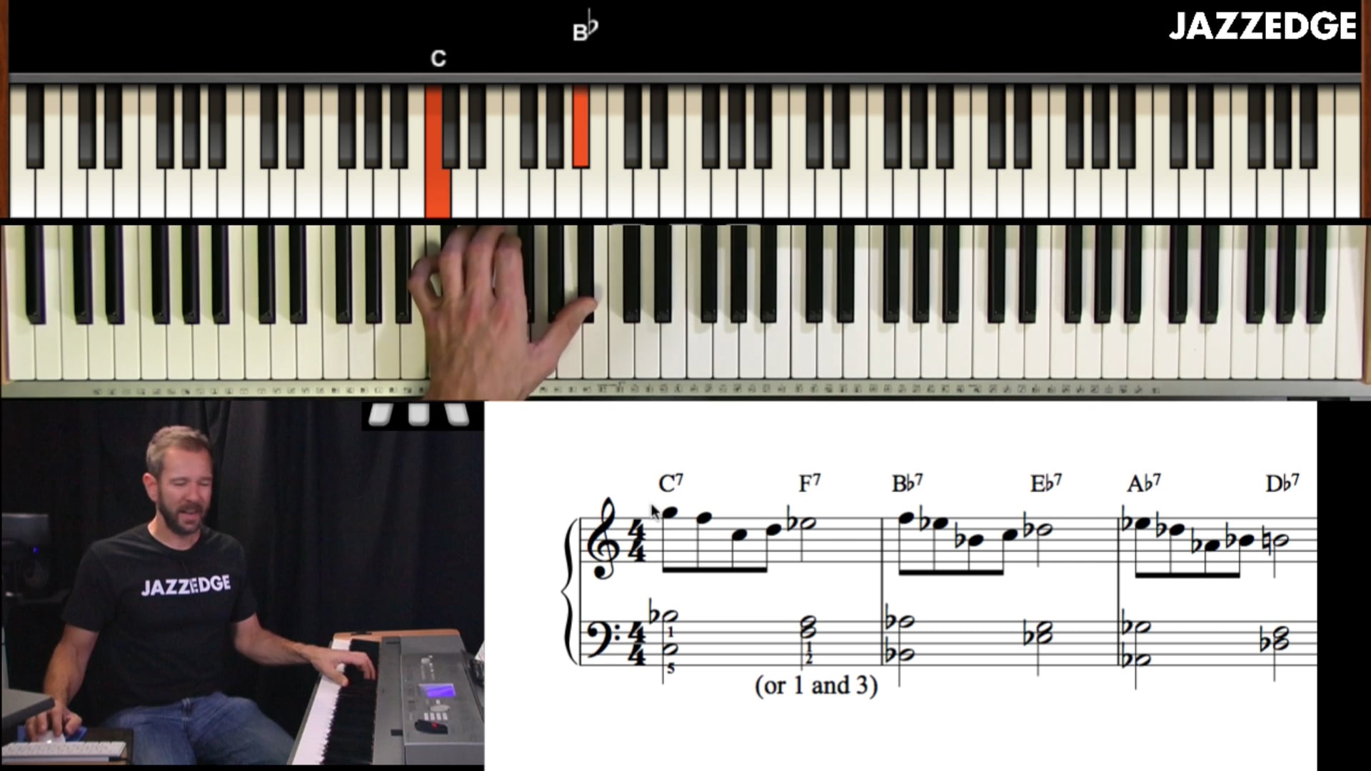 Cycle 4 Motion with Improvisation Pattern - Jazzedge Academy