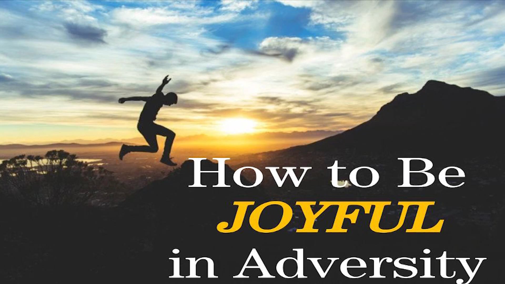 How To Experience Joy In Adversity on Vimeo