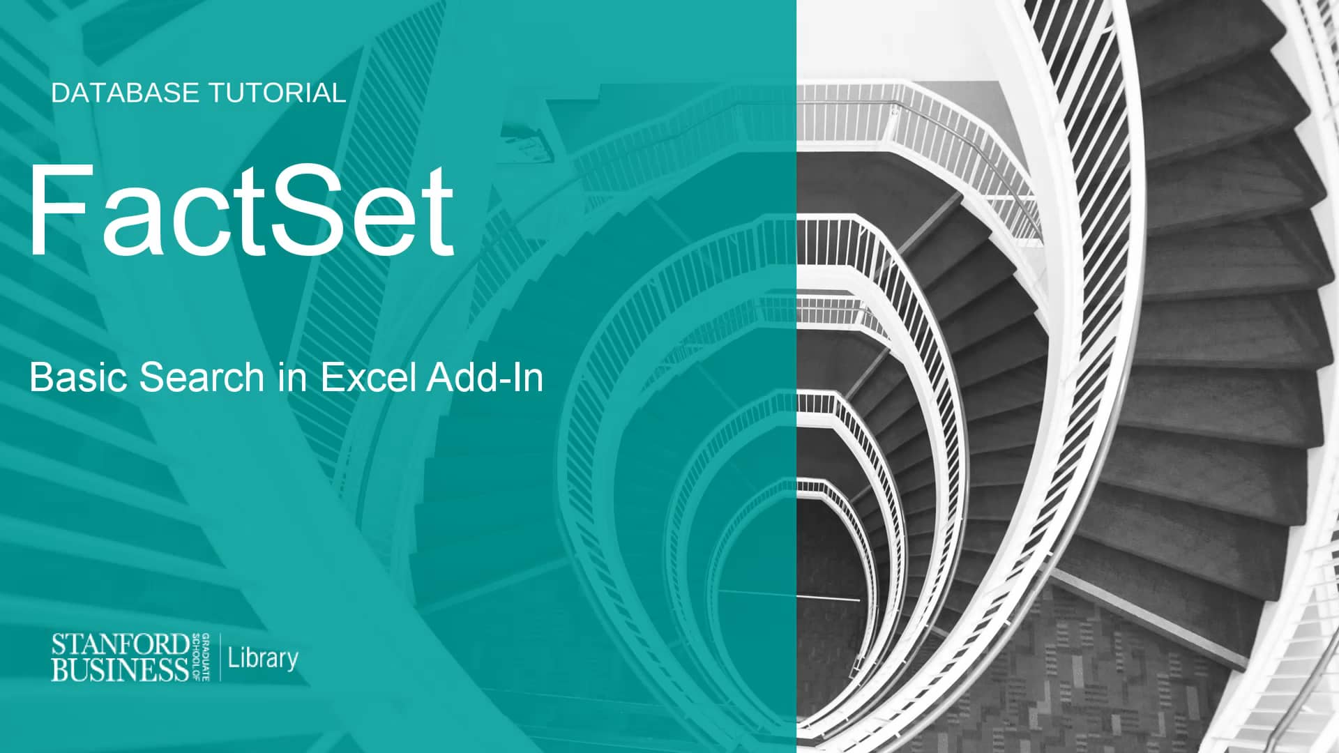Factset : Basic Search in Excel Add-In on Vimeo