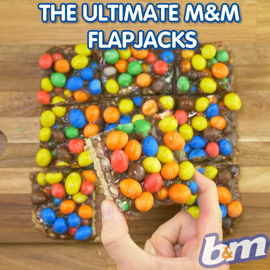 The Ultimate M&M FLapjacks | B&M Stores