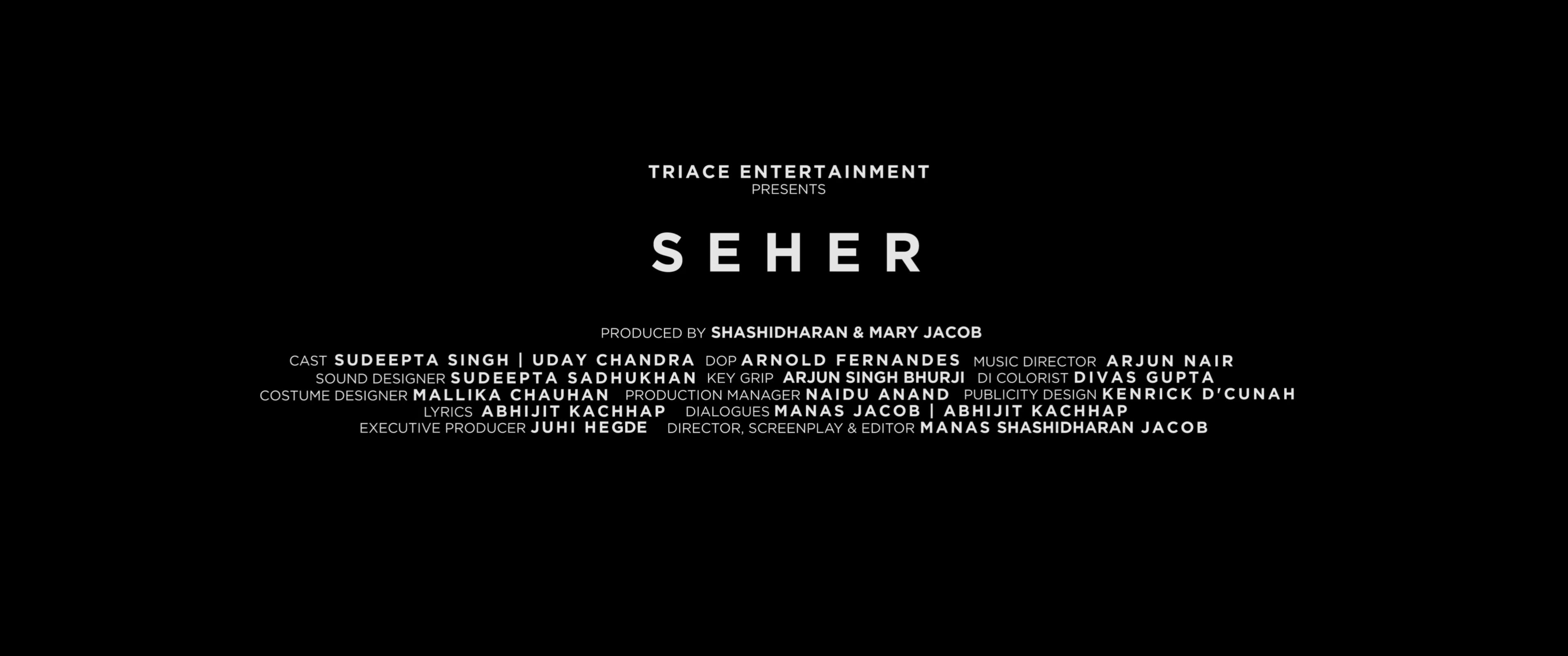 Seher | Official Trailer | Sudeepta Singh | Uday Chandra | 2017 on Vimeo