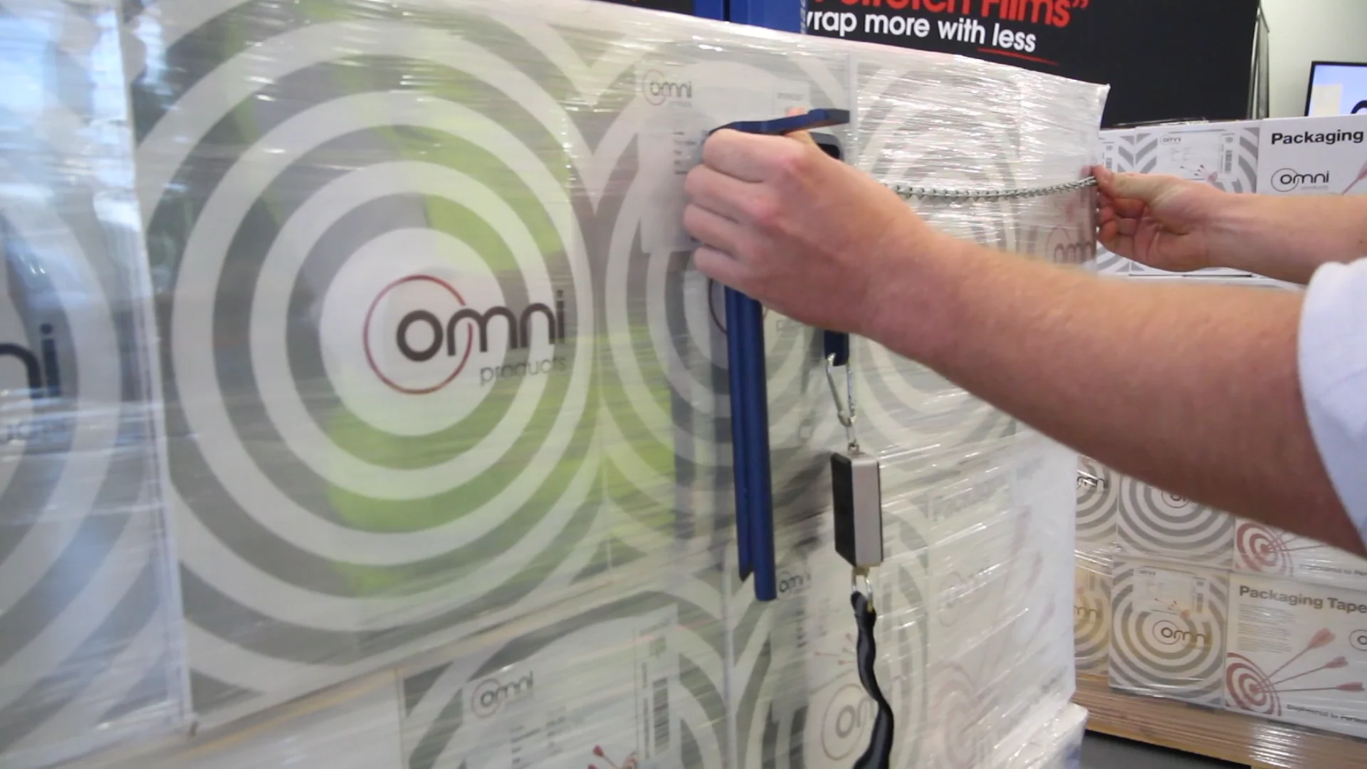 Pallet Load Containment Force Test on Vimeo