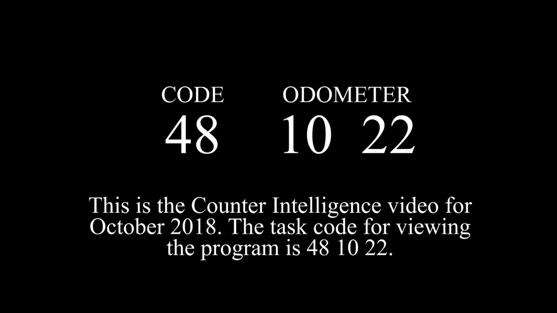 CI October 2018 on Vimeo