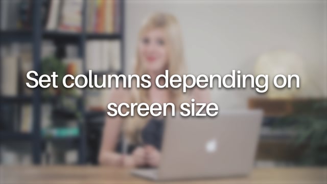 Set columns depending on screen size - Create Web Page Layouts With CSS - OpenClassrooms