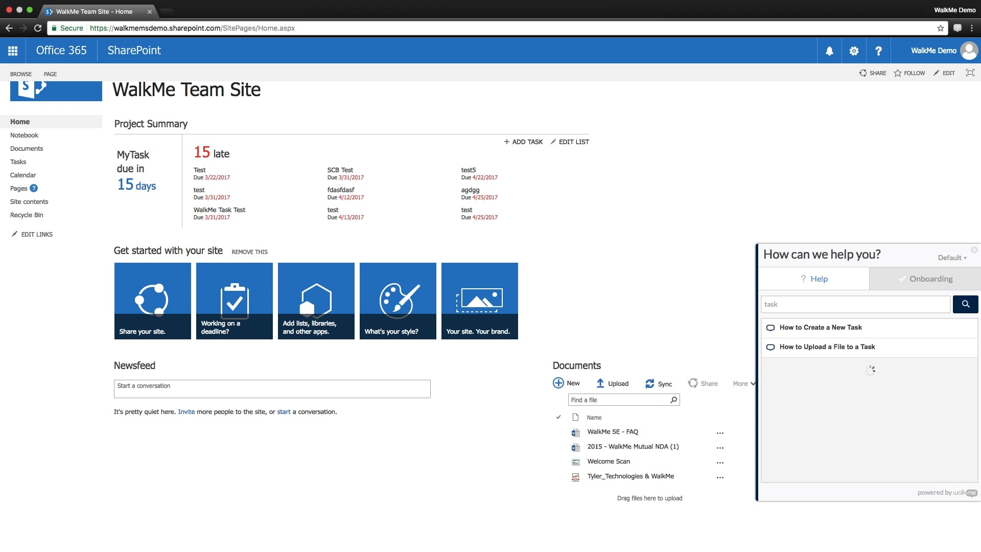 WalkMe | SharePoint Demo on Vimeo