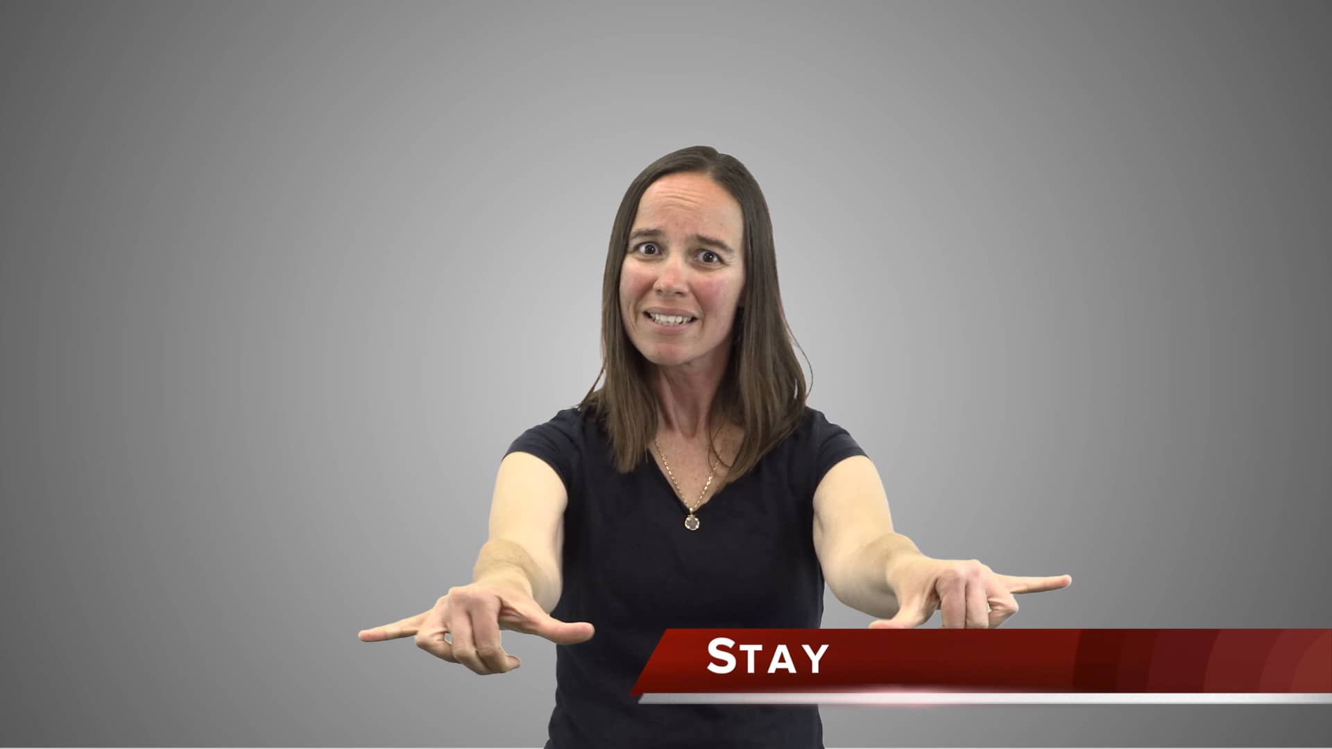 Stay - Safety Terms in ASL on Vimeo