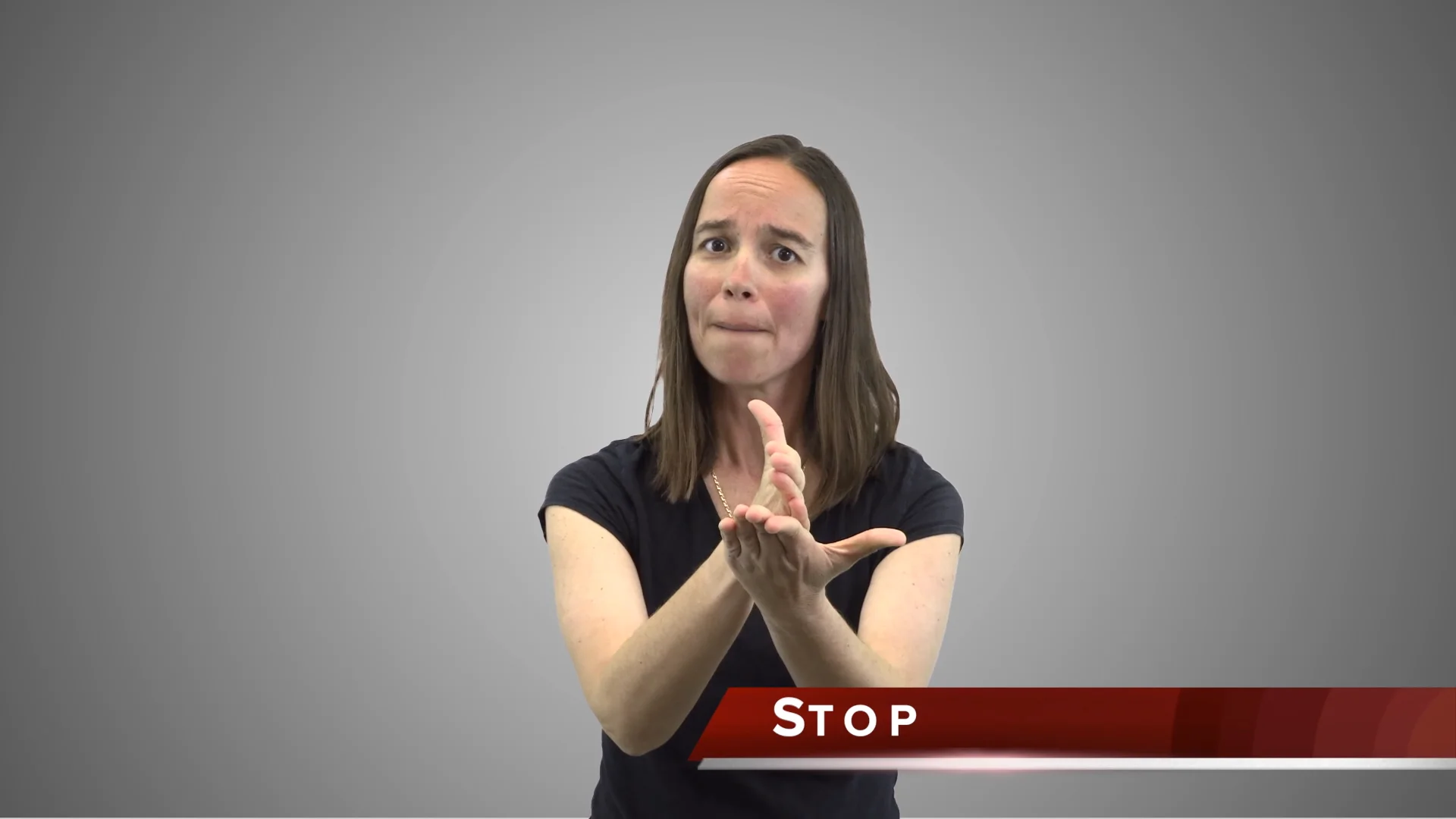 Stop - Safety Terms in ASL on Vimeo